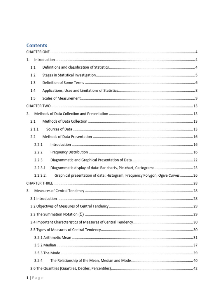 Basic Statistics Module | PDF | Statistics | Level Of Measurement