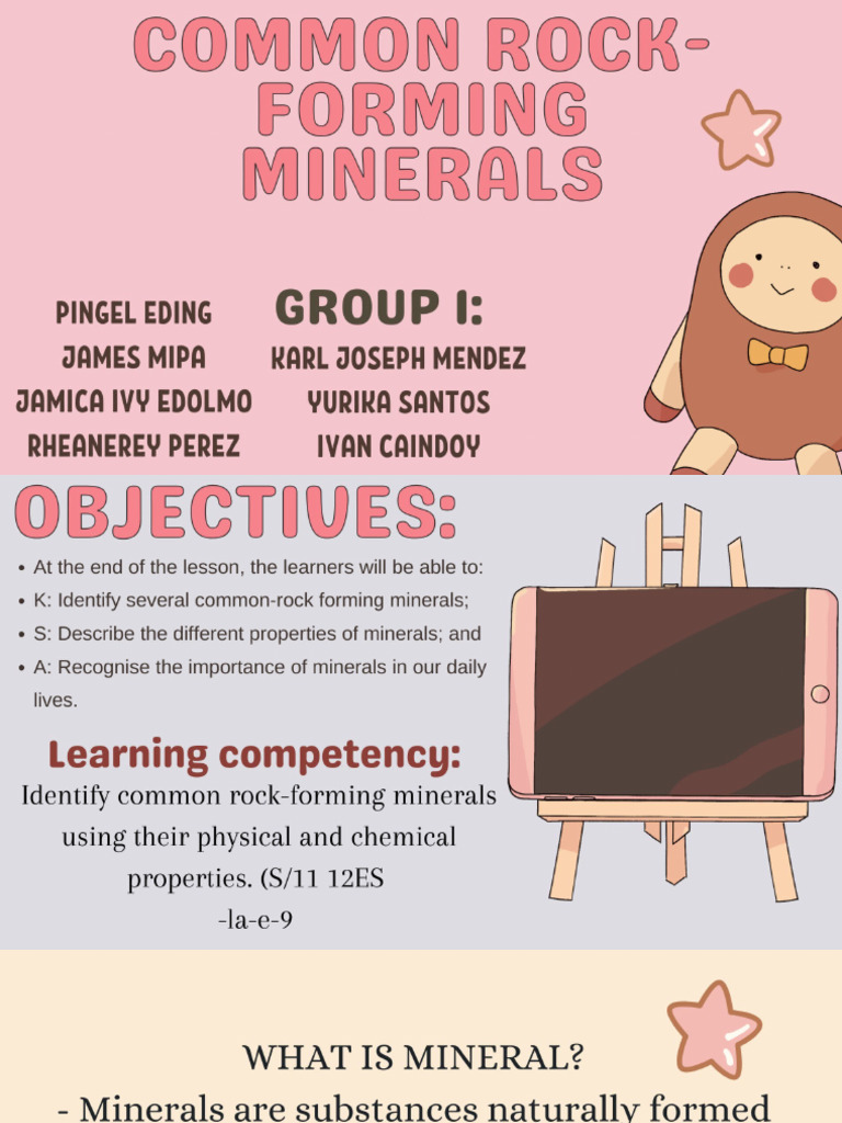 COMMON ROCK FORMING MINERALS | PDF