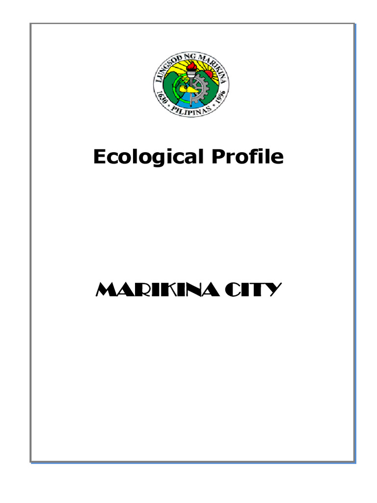 Ecological Profile | PDF