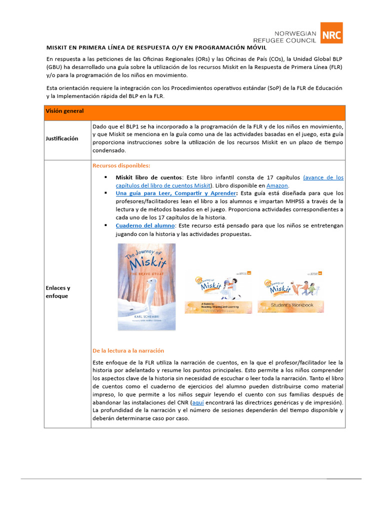 Guía de Miskit en RPL 03 March 2024 (1) Es | PDF | Narración