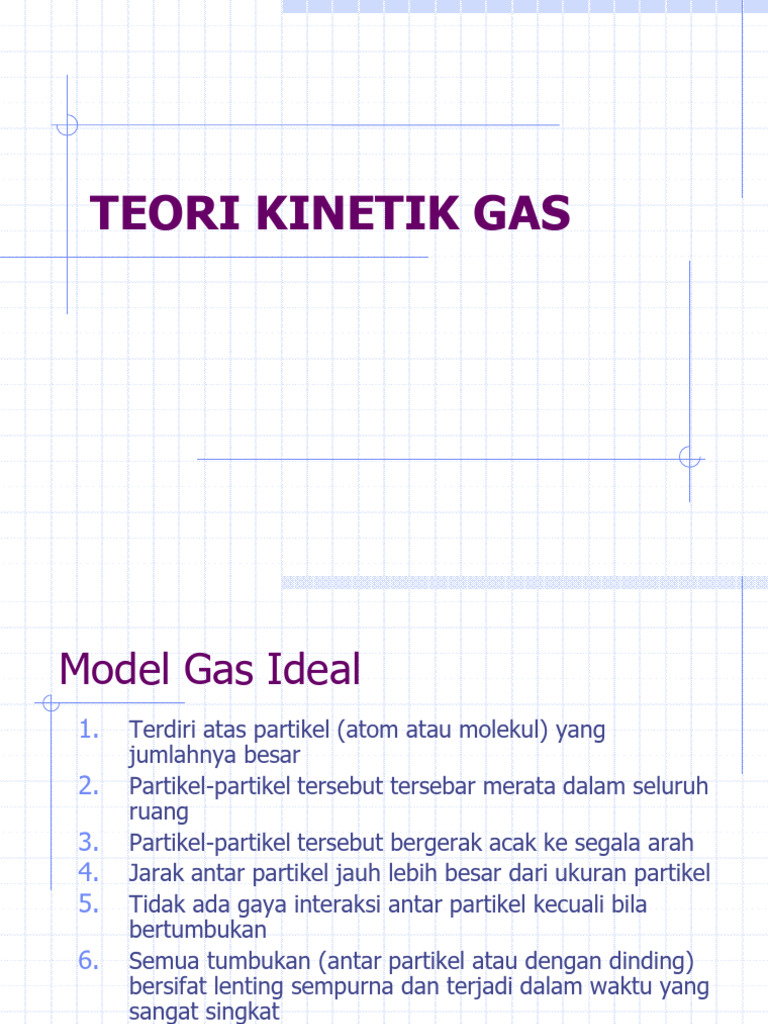 Teori Gas Ideal dan Kinetik | PDF