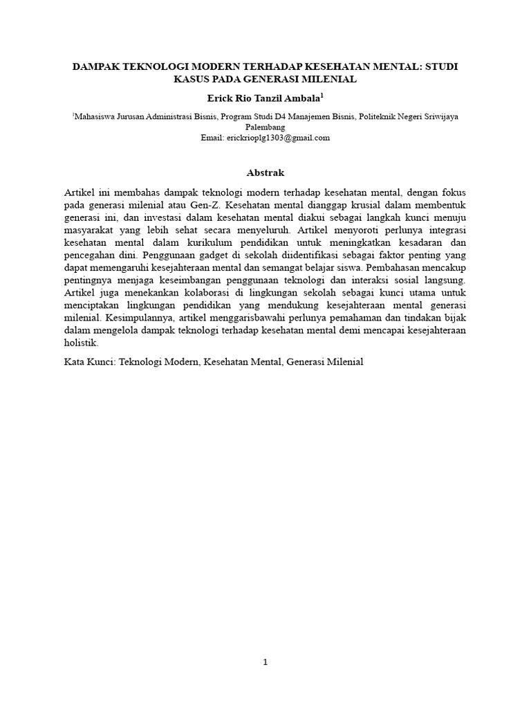 Artikel Konseptual | PDF