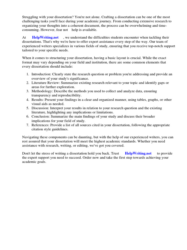 Basic Dissertation Layout | PDF | Thesis | Essays