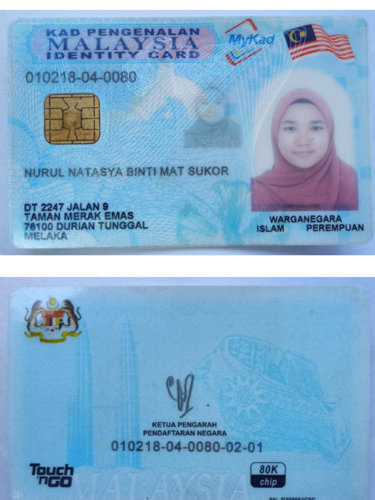 Kad Pengenalan Natasya | PDF