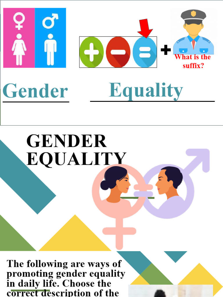 Gender Equality | PDF | Gender Equality | Gender Studies