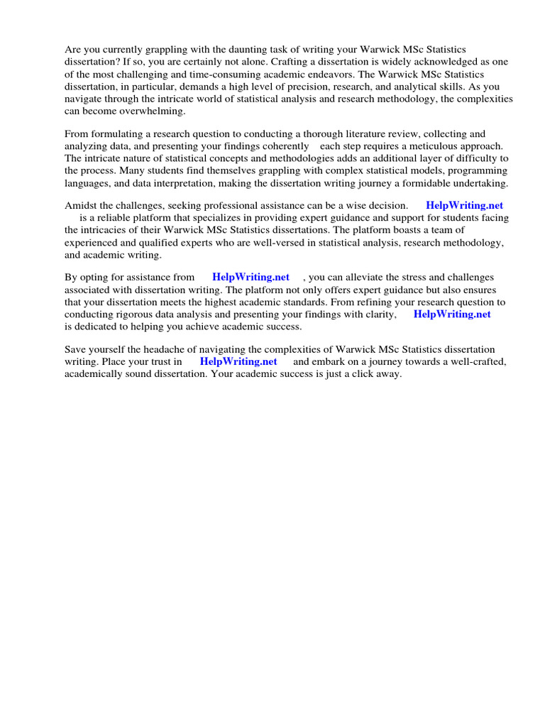 Warwick MSC Statistics Dissertation | PDF | Earthquakes | Statistics