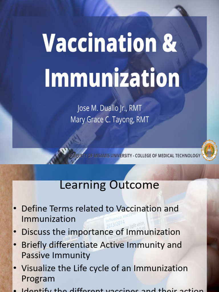 Vaccination and Immunization | PDF | Vaccines | Drugs