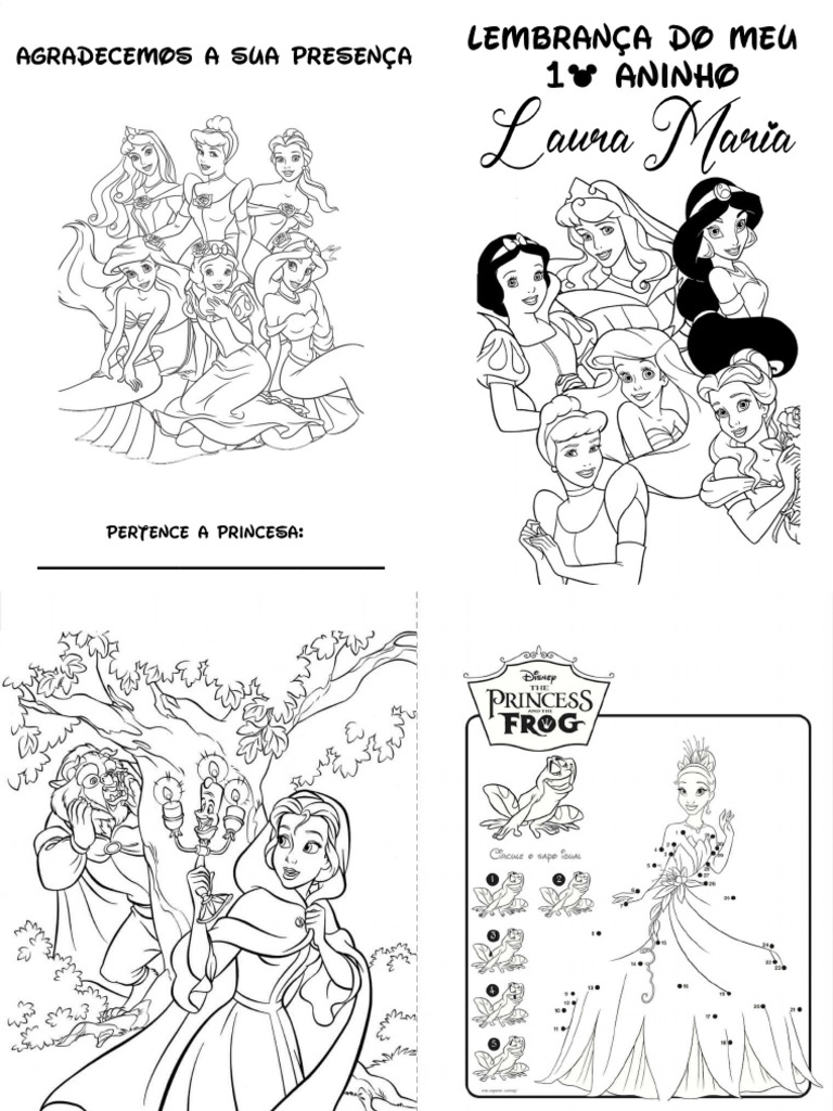 Girl Prin. Colorir Lembrancinha | PDF