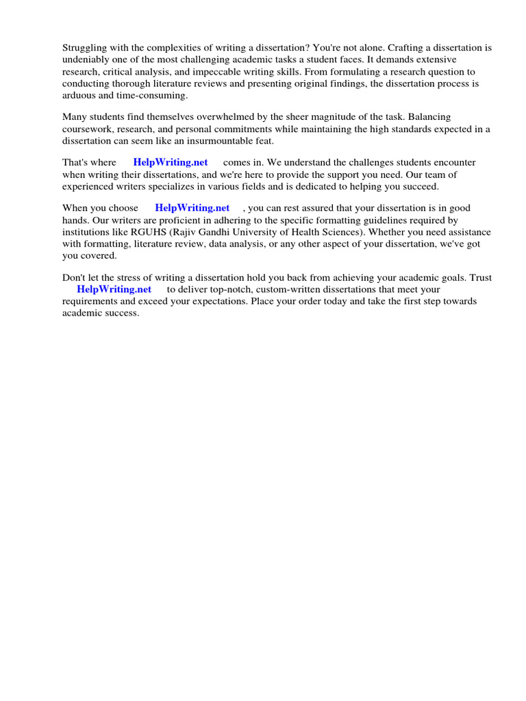 Rguhs PG Dissertation Format | PDF | Thesis | Electromyography