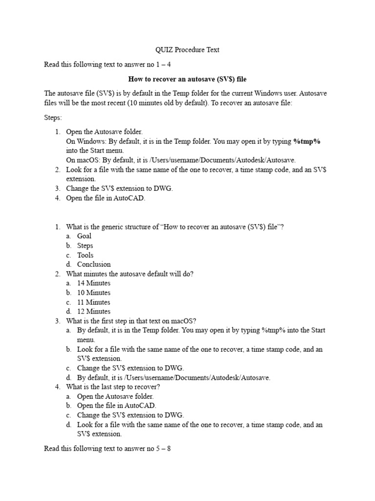 QUIZ Procedure Text | PDF | Foods | Cuisine