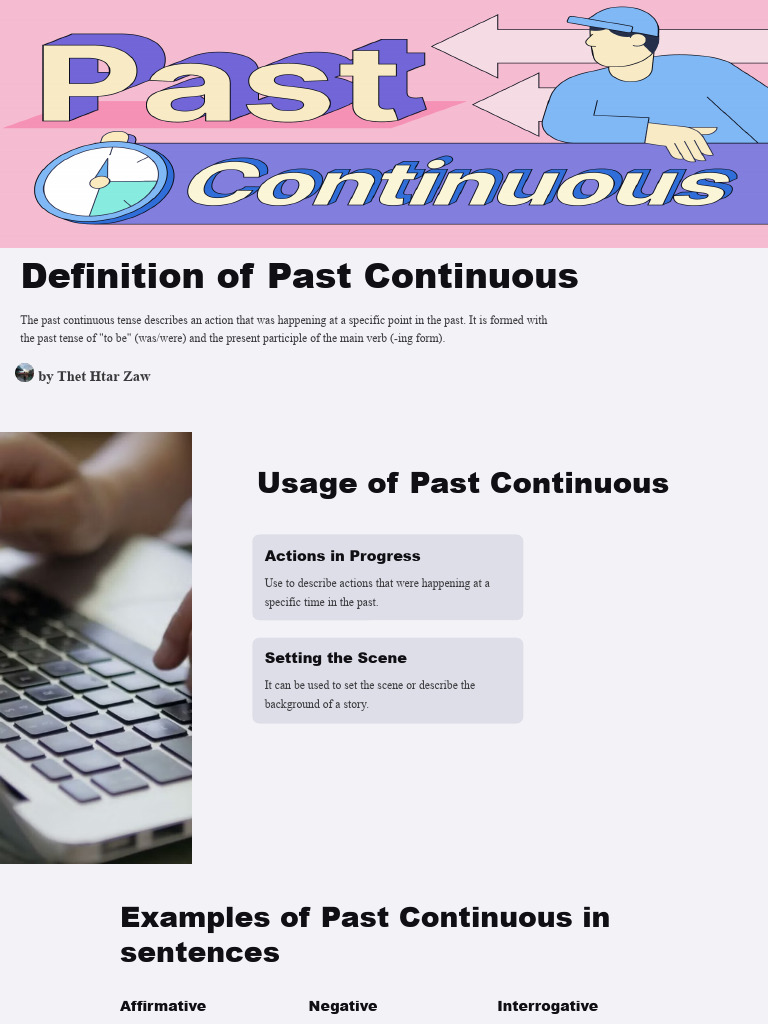 Past Continuous Tense | PDF