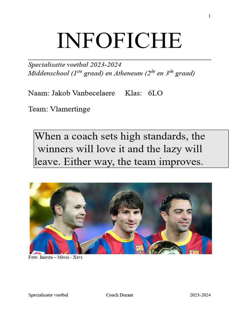 Infofiche 2023 Ingevuld | PDF