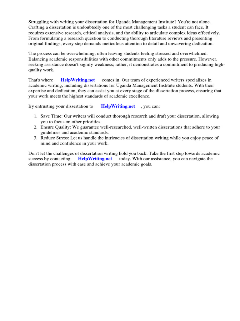 Uganda Management Institute Dissertation | PDF | Procurement | Statistics