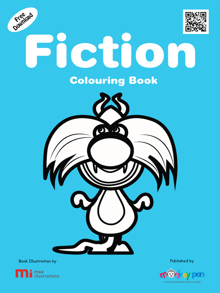 001 Fiction Colouring Book | PDF | Artistic Techniques | Books