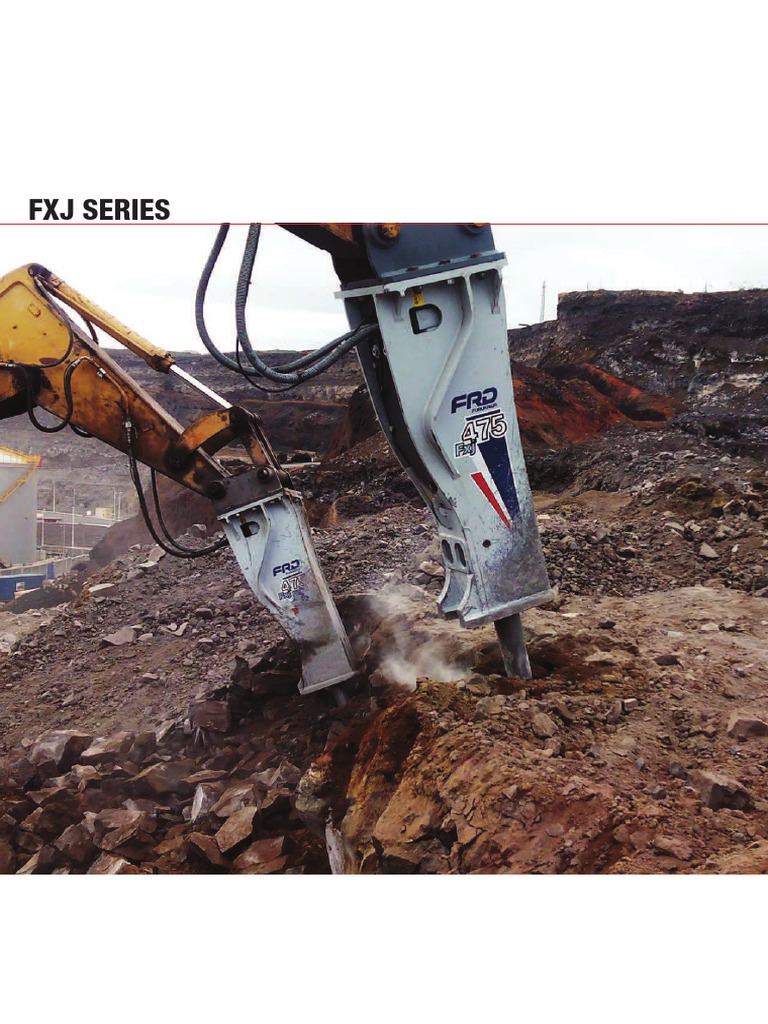 FXJ Series Hydraulic Breakers Overview | PDF | Piston | Valve