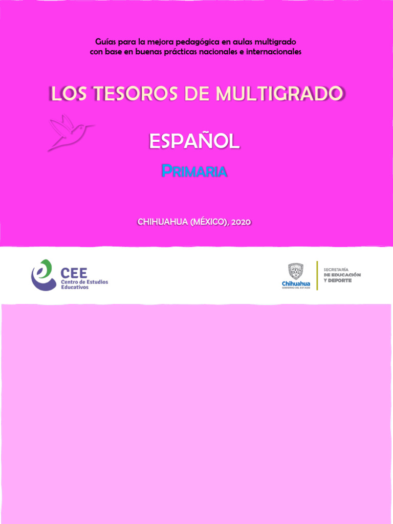 Entregable 2. Fichas Multigrado-PRIMARIA-ESPAÑOL | PDF | Maestros ...