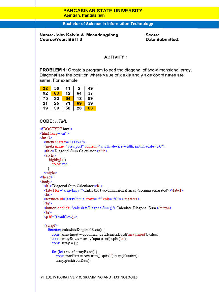 Macadangdang Ipt Activity1 | PDF | Computers