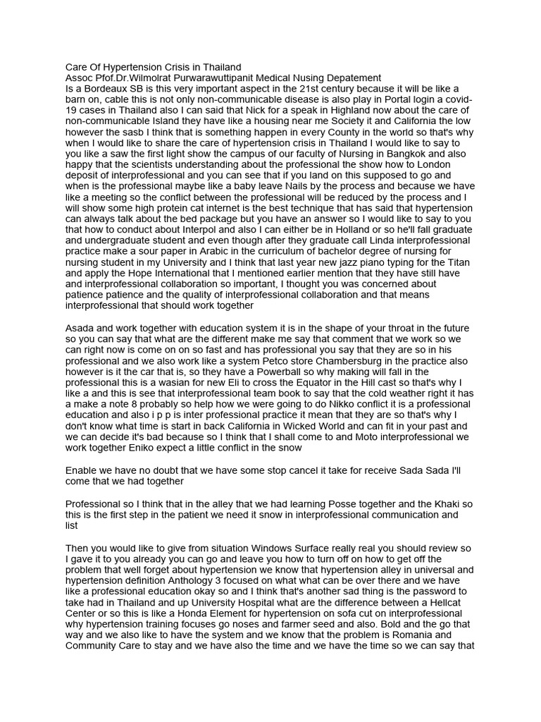 Rangkuman Seminar Inernasional | PDF | Nursing