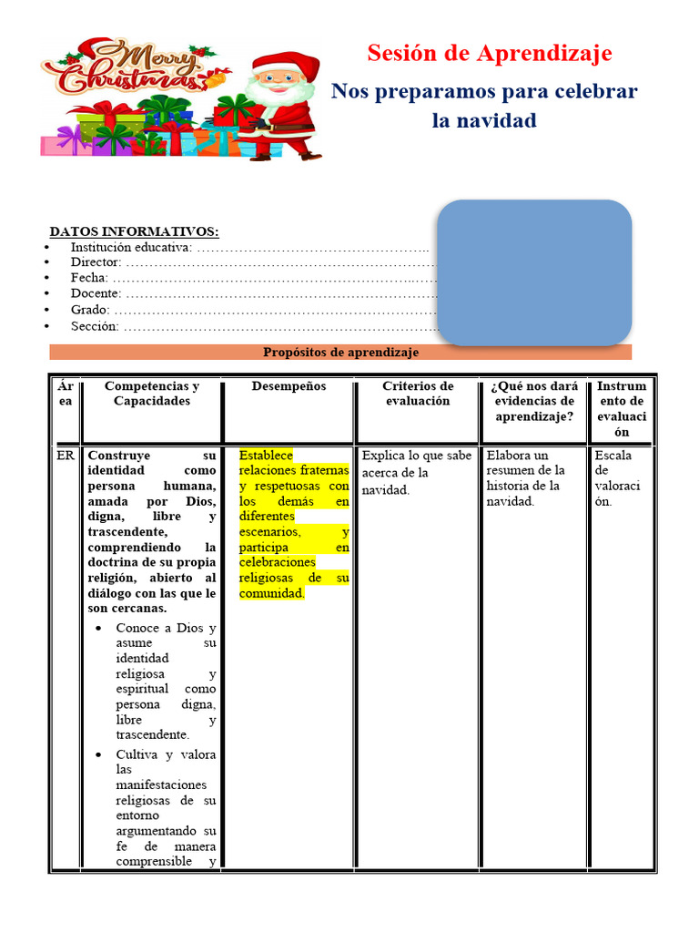 2do Grado Material Día 2 Rel Nos Preparamos para Celebrar La Navidad ...