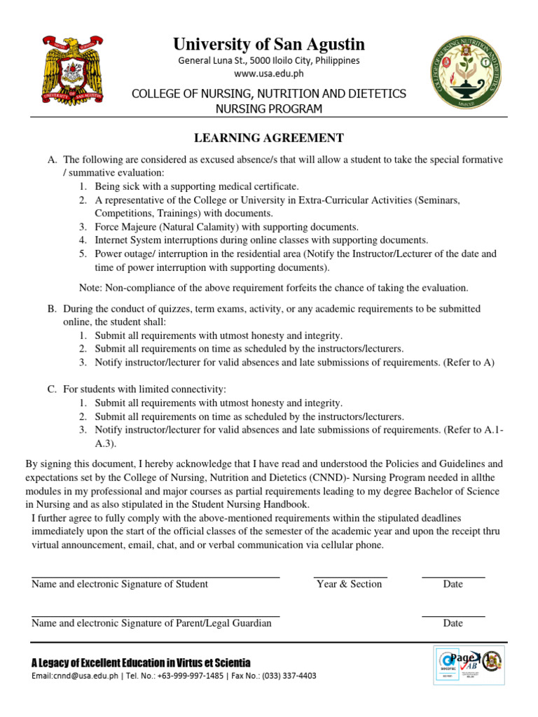 Learning_Agreement-1 | PDF