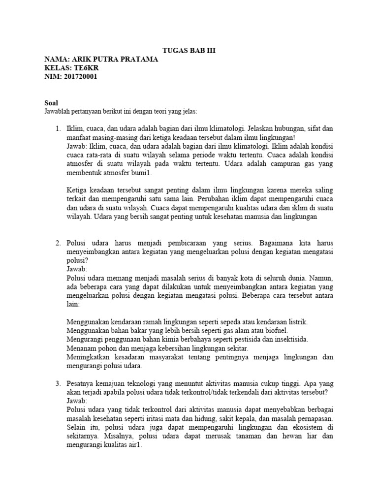 Tugas Ke-7 Arik Putra Pratama | PDF