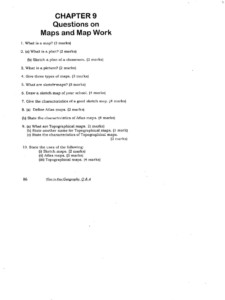 map_and_mapwork_form_1 | PDF