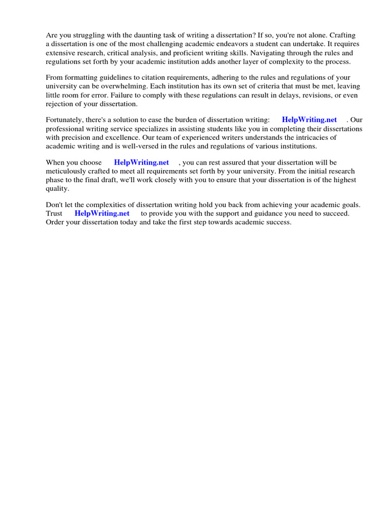 Dissertation Rules and Regulations | PDF | Thesis | Doctor Of Philosophy