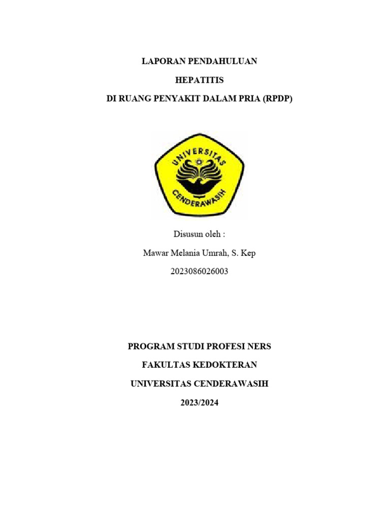 Laporan Pendahuluan Hepatitis B | PDF