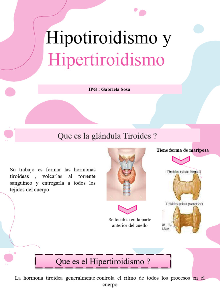 Hipo y Hiper | PDF | Hipotiroidismo | Tiroides
