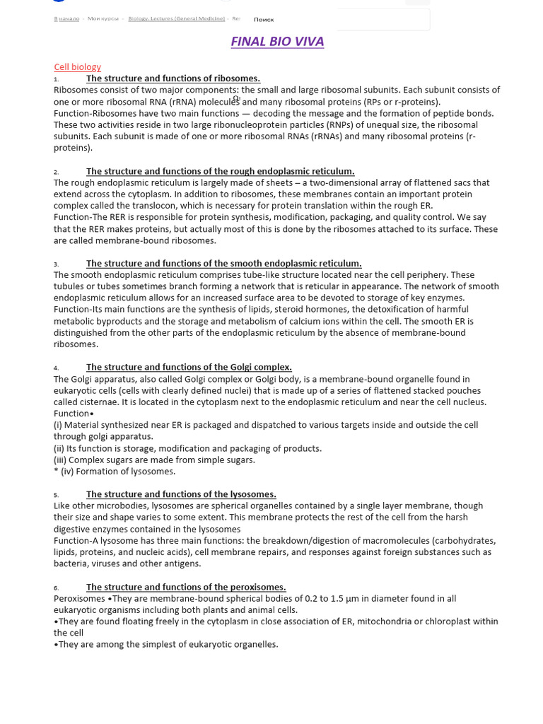 Final Bio Viva | PDF | Rna | Meiosis