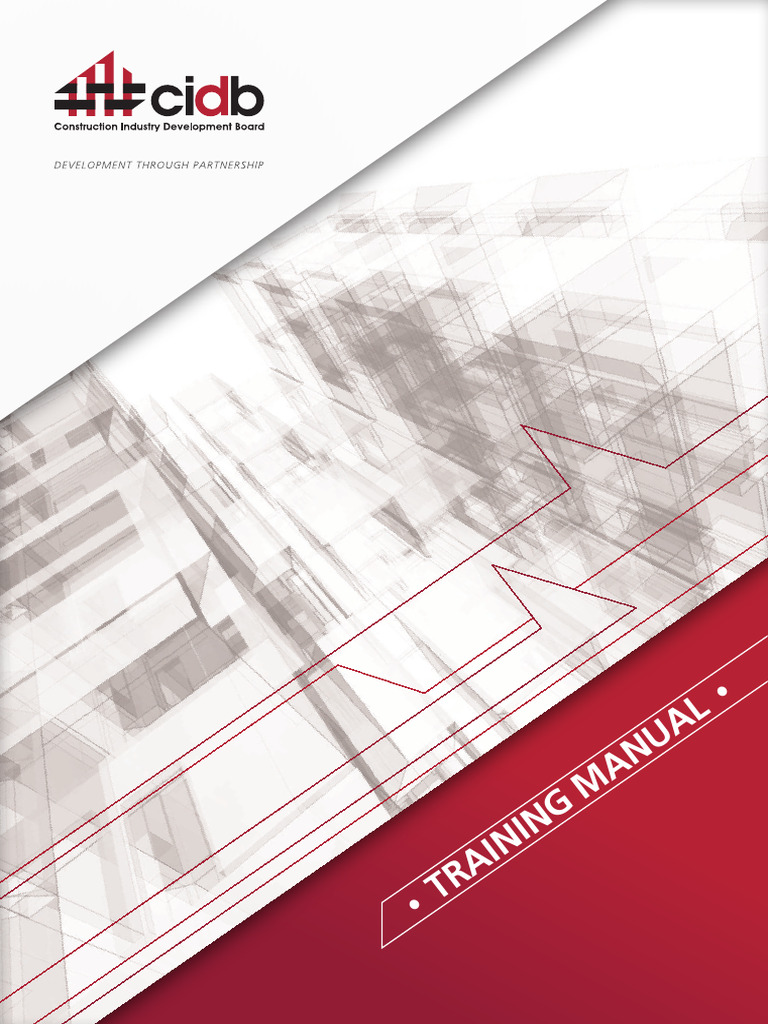 Cidb Training-Manual Draft-5 PRINT | PDF | International Financial ...