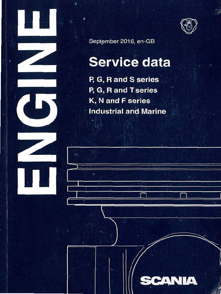 Scania Engine Data Book 2016 123 | PDF