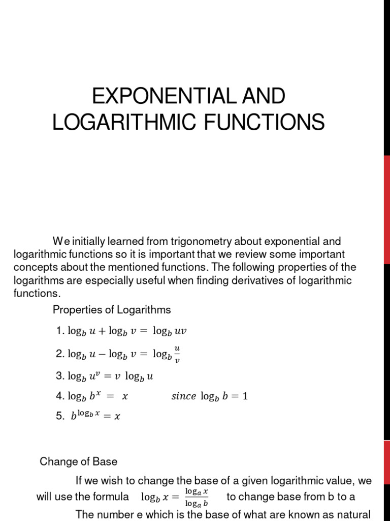I Am Sharing 5 DIFFCAL LEC EXPOLOG With You | PDF | Mathematical Objects | Differential Calculus