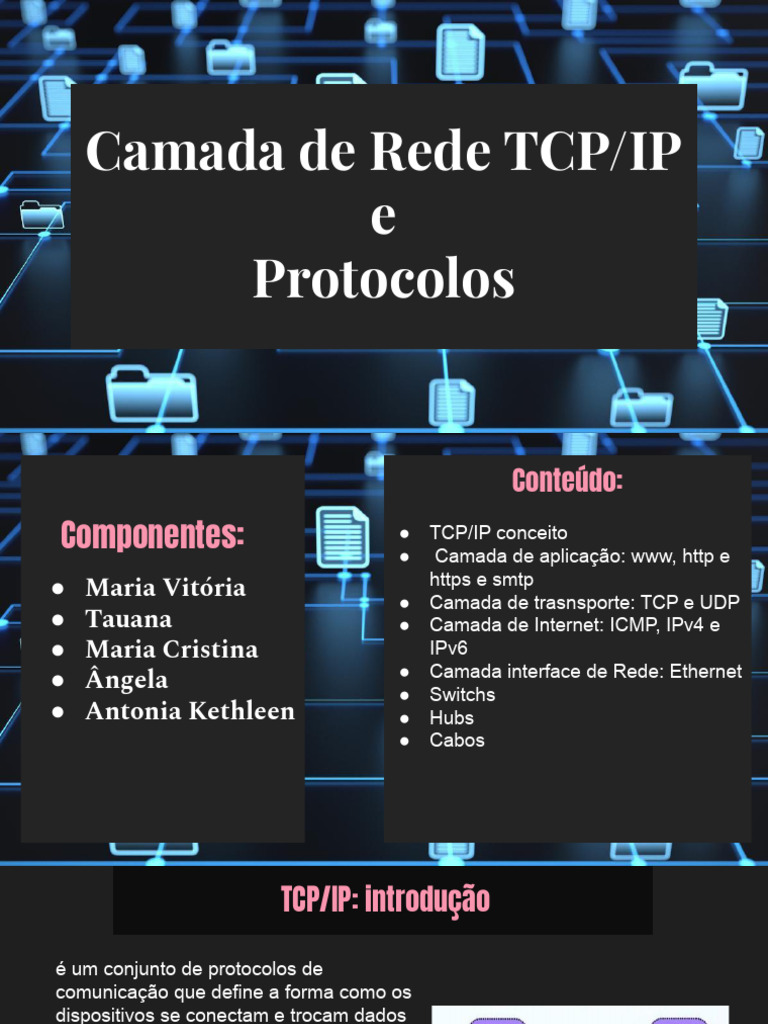 Camada de Rede TCP-IP e Protocolos | PDF | Rede de computadores | Suíte de protocolo de internet