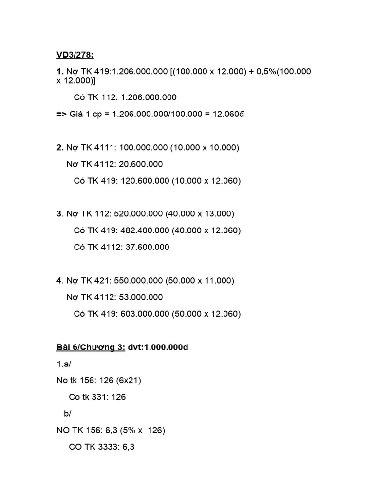 BT CHƯƠNG 3 KTTC2 (B6-B10)-HCE | PDF