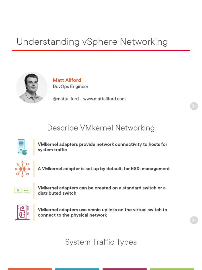 Understanding Vsphere Networking Slides | PDF | Computer Network | Network Switch