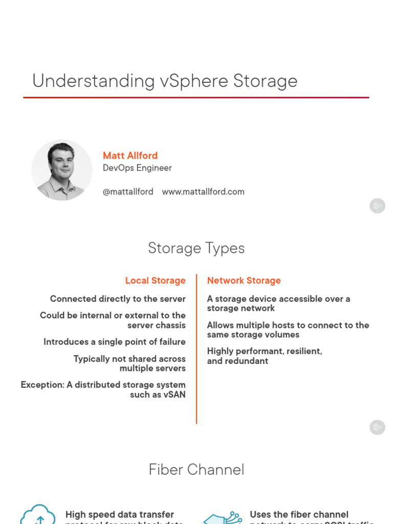 Understanding Vsphere Storage Slides Pdf Computer Network Network Architecture