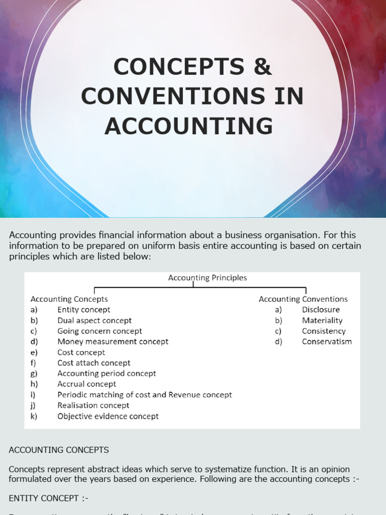 Accounting Concepts | PDF | Book Value | Expense