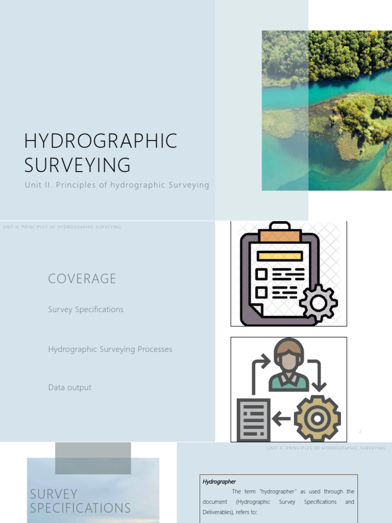 Unit 2. Principles of Hydrographic Surveying | PDF | Surveying | Hydrography