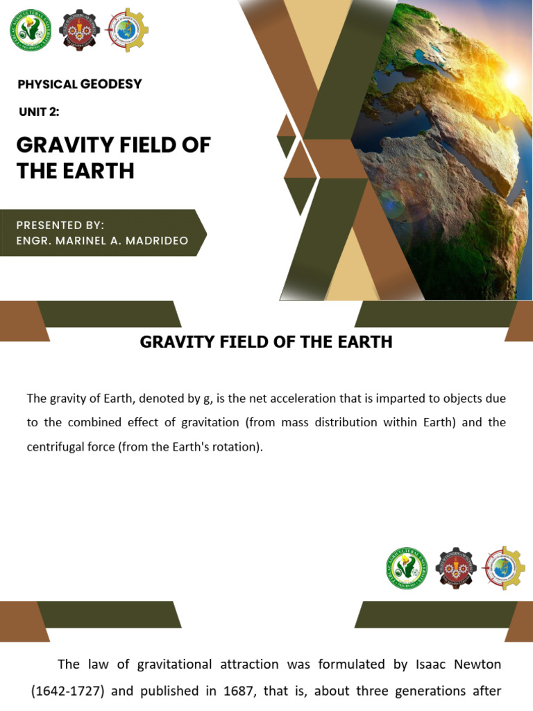 Unit 2 Gravity Field of The Earth | PDF | Force | Newton's Law Of Universal Gravitation