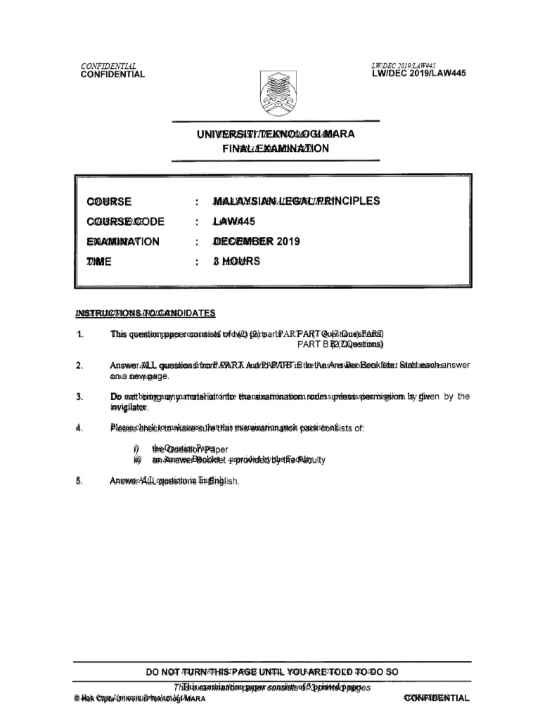 Faculty Law 2020 Session 1 - Degree Law445 | PDF | Political Science ... Faculty Law 2020 Session 1 - Degree Law445 | PDF | Political Science ...