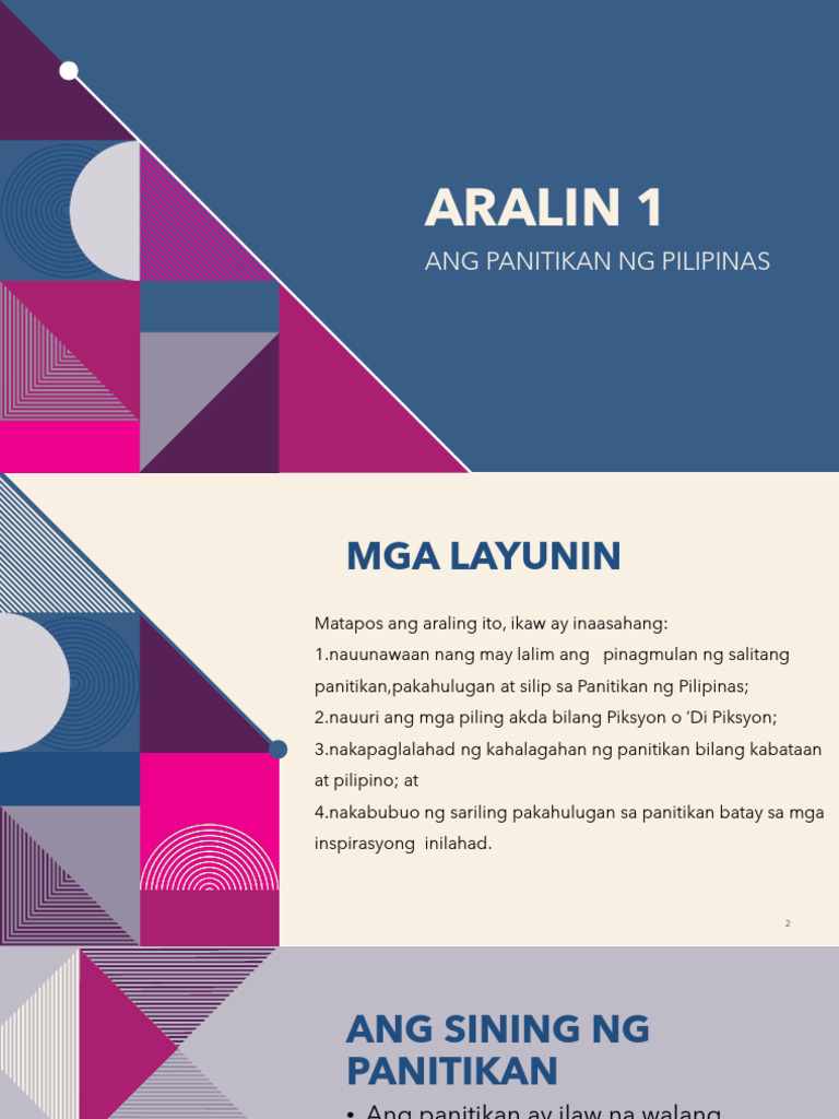 Aralin 1 2 Panitikan 1 | PDF