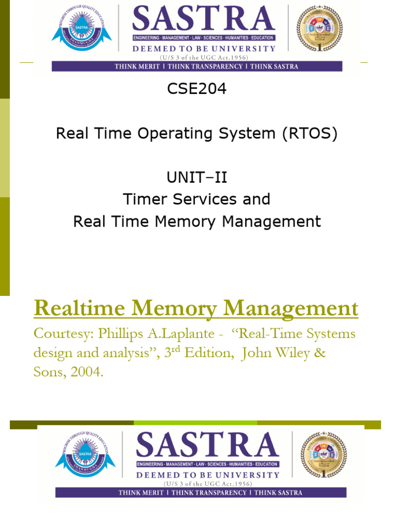 Real-Time Memory Management | PDF | Computer Data Storage | Process ...