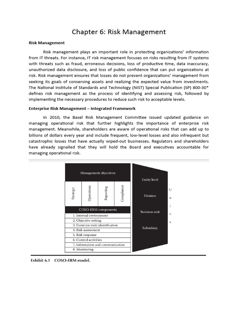 Chapter 6 Risk Management | PDF | Risk | Risk Management Chapter 6 Risk Management | PDF | Risk | Risk Management