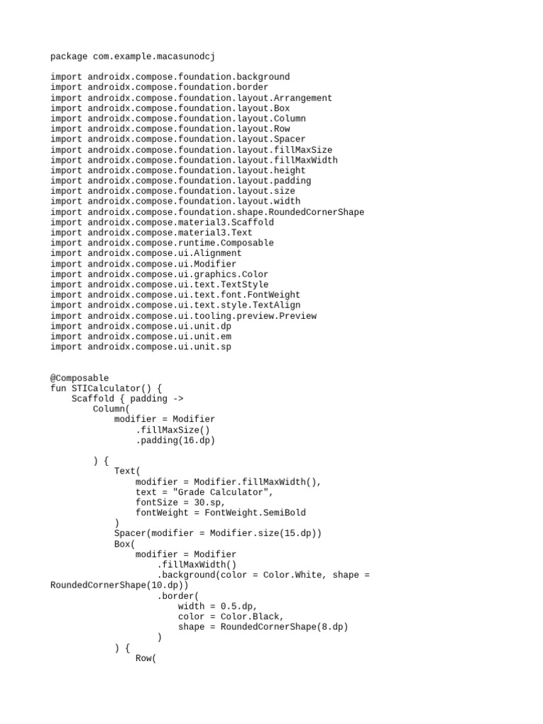 Android Studio | Download Free PDF | Graphic Design | Text
