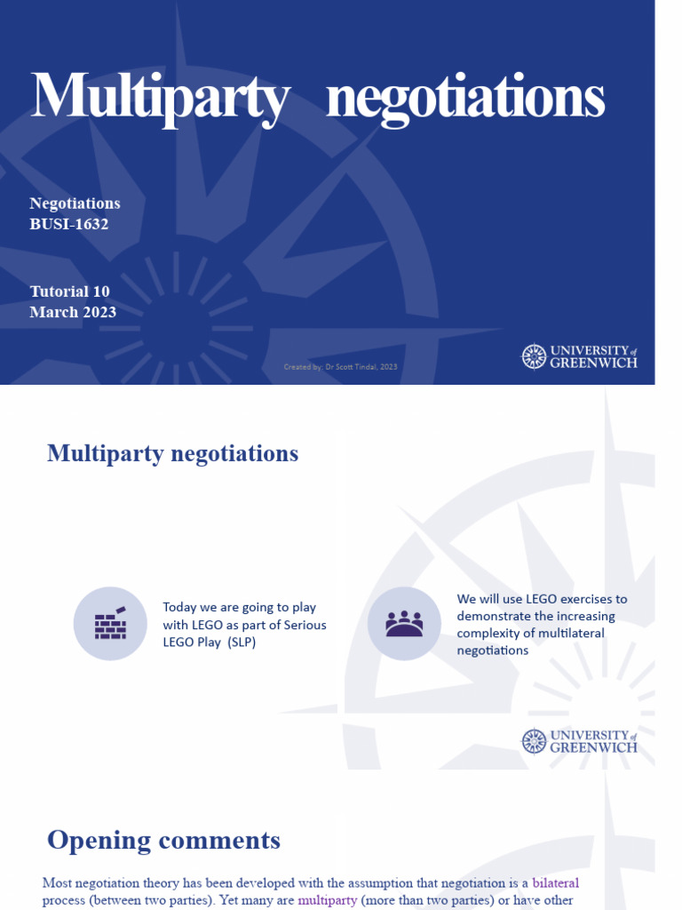 Multiparty Negotiation Workshop | PDF | Negotiation | Psychological Concepts