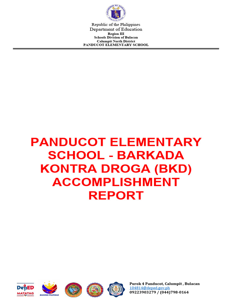 BKD Accomplishment Report | PDF