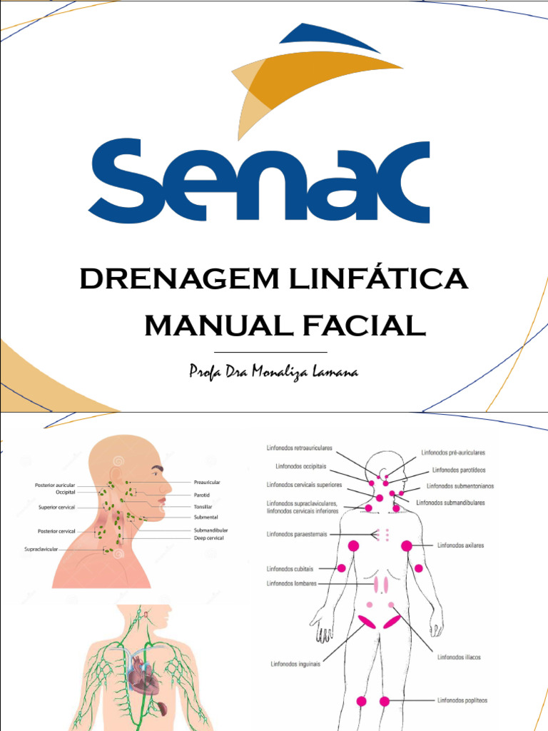 Drenagem Linfática Facial: Manual Prático | PDF | Sistema linfático ...