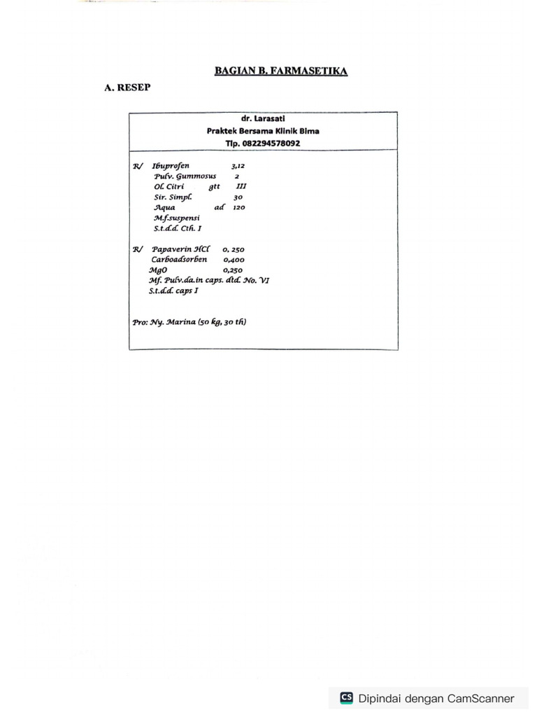 Papaverin, Carboadsoben, Magnesium Oksida | PDF