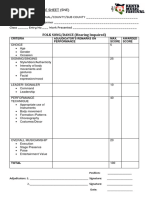 Dance Score Sheet | PDF